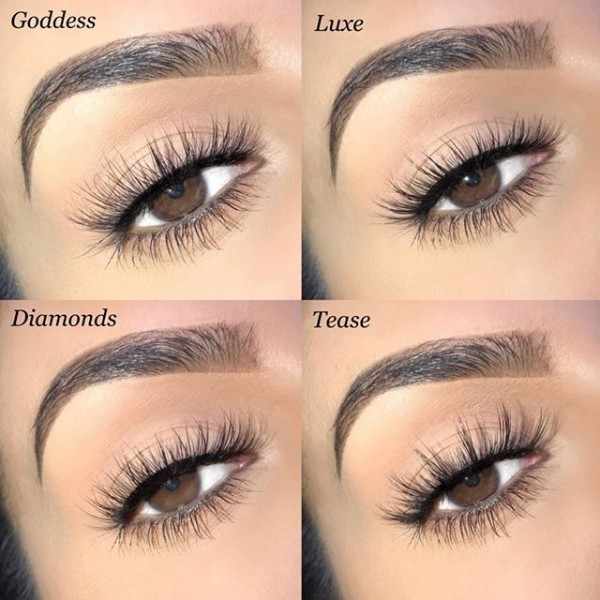 YSwigs Natural 5D Eyelashes Make Up Kit Mink Lashes Extension Mink ...